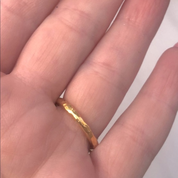 Jewelry | 18k Gold Vermeil Black Bear Ring | Poshmark